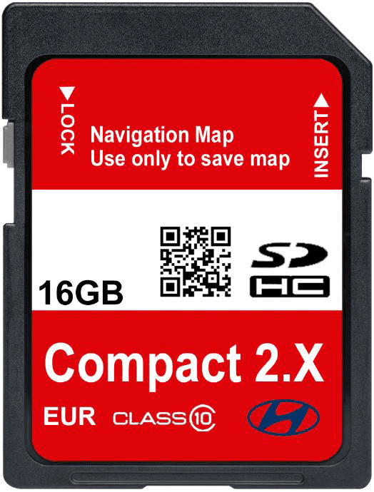 Hyundai Gen2.0 Sat Nav Map SD Card Europe 2025 – SNMU